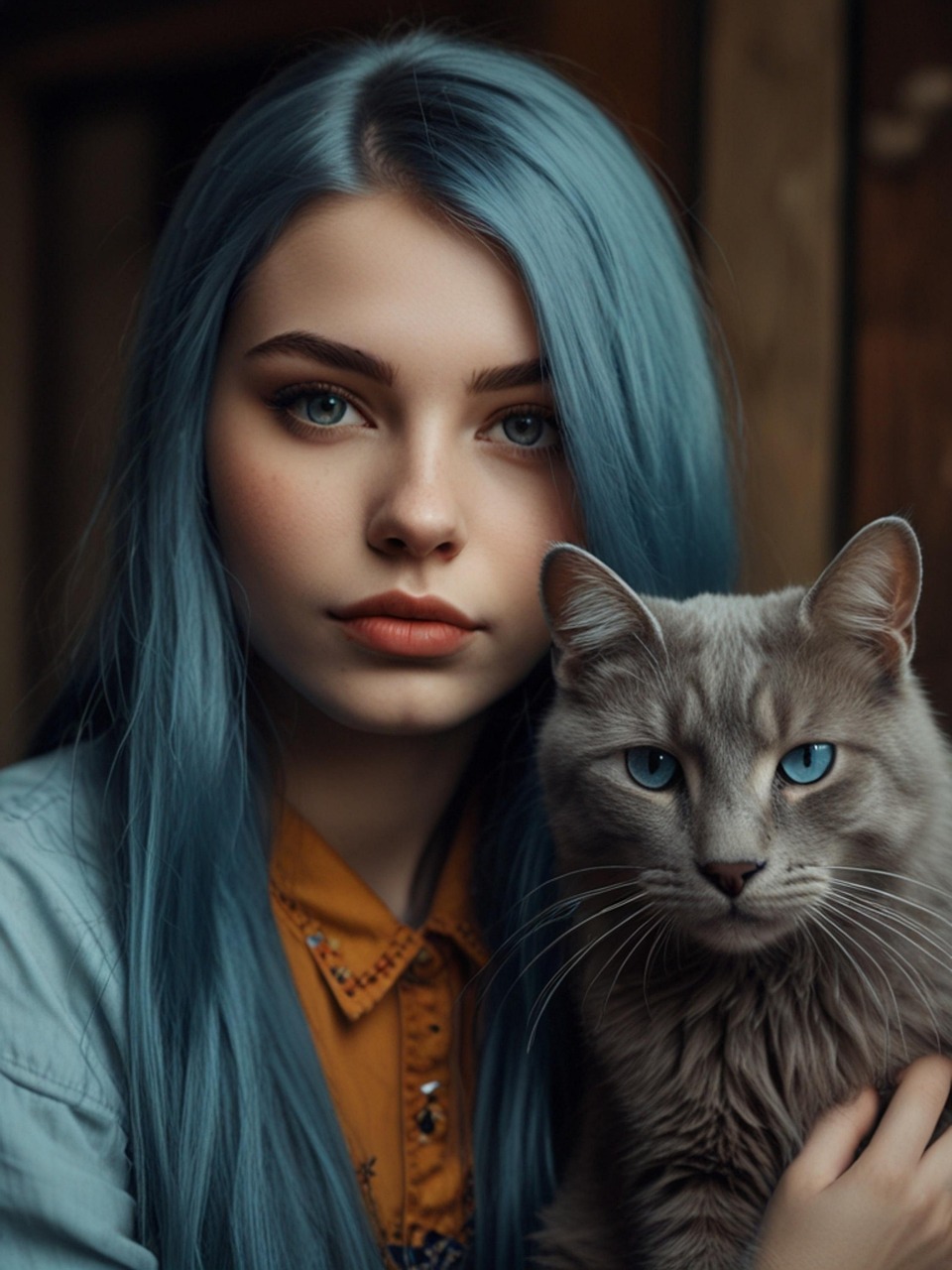 Download Woman, Cat, Feline. Royalty-Free Stock Illustration Image ...