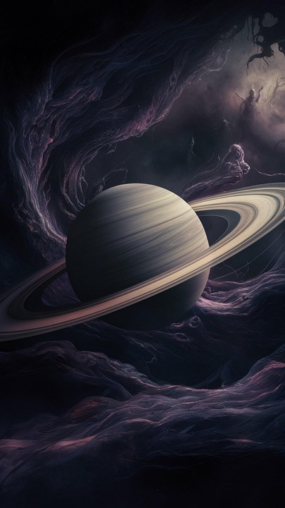 Download Ai Generated, Planet, Saturn. Royalty-Free Stock Illustration ...