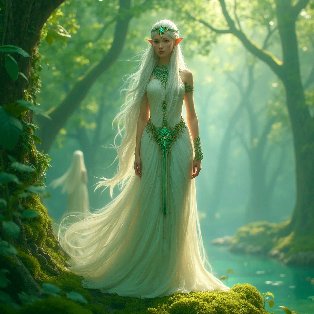 Download Ai Generated, Elfin, Lady. Royalty-Free Stock Illustration ...