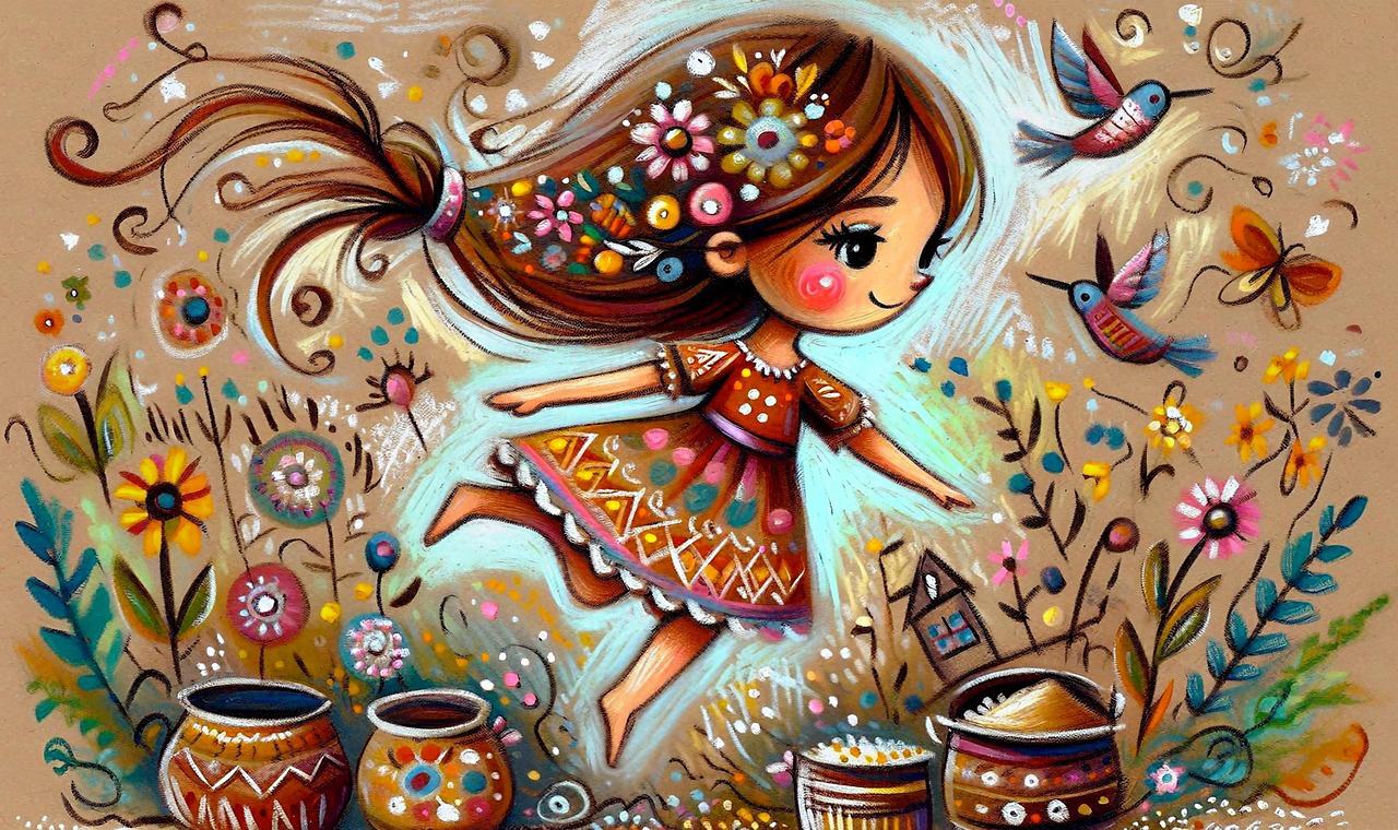 Download Ai Generated Girl Joyful Royalty Free Stock Illustration 8010