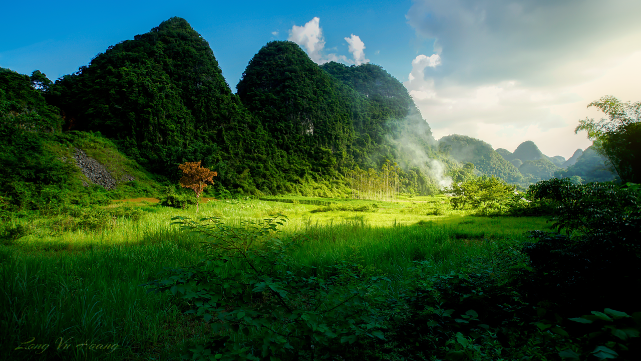 Download Valley, Sunny, Afternoon. Royalty-Free Stock Illustration ...