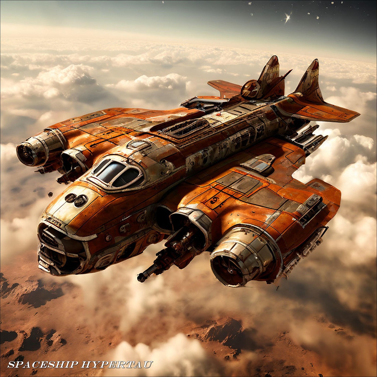 Download Spaceship, Space, Fantasy. Royalty-Free Stock Illustration ...