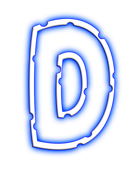 Alphabet Bleu Troue - Image gratuite sur Pixabay - Pixabay