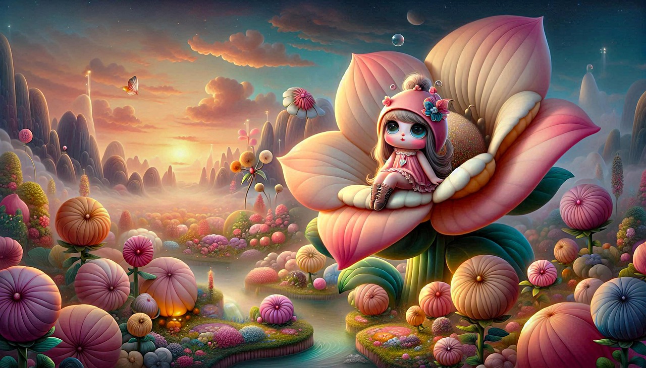 Download Whimsical, Surreal, Doll-Like Character. Royalty-Free Stock ...