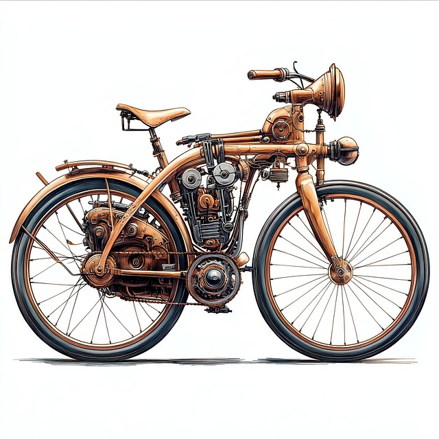 Download Ai Generated, Bicycle, Steampunk. Royalty-Free Stock ...
