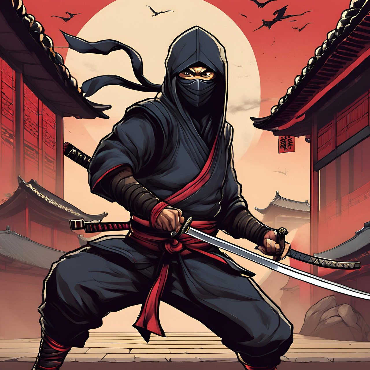Download Japan, Ninja, Kyoto. Royalty-Free Stock Illustration Image ...