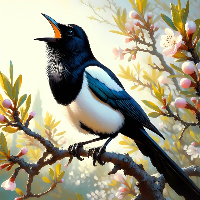 Download Magpie, Raven, Crow. Royalty-Free Stock Illustration Image ...
