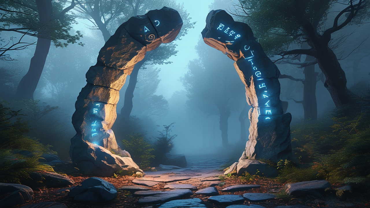 Download Portal, Fantasy, Nature. Royalty-Free Stock Illustration Image ...