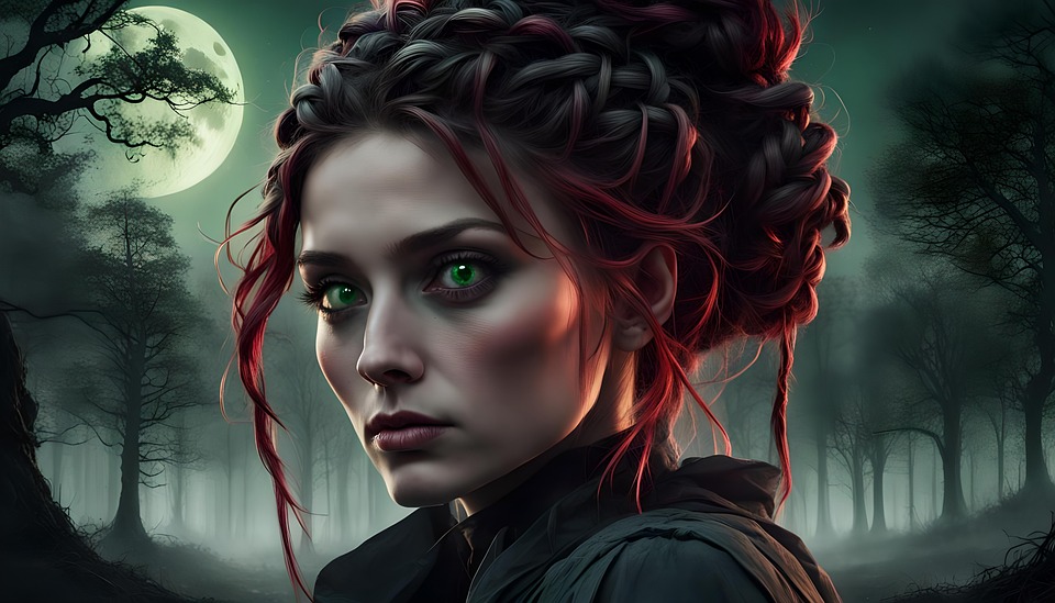 Download Rose Red, Vampire Hunter, Fairy Tale. Royalty-Free Stock ...