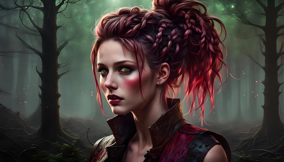 Download Rose Red, Vampire Hunter, Fairy Tale. Royalty-Free Stock ...