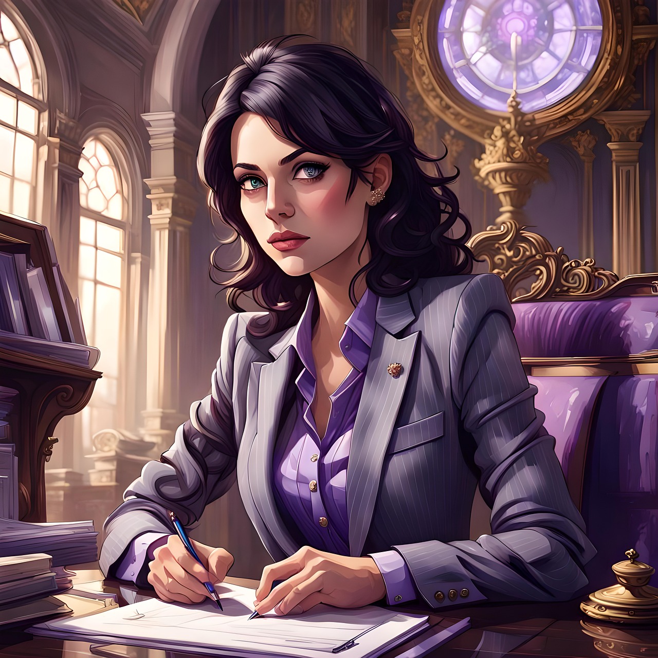 Download Margaret Bennett, Lawyer, Law. Royalty-Free Stock Illustration ...