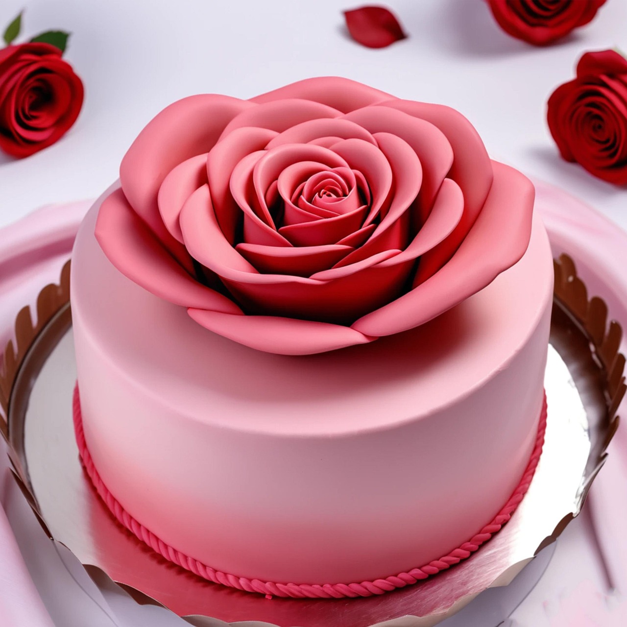 Pastel De Rosa - Imagen gratis en Pixabay