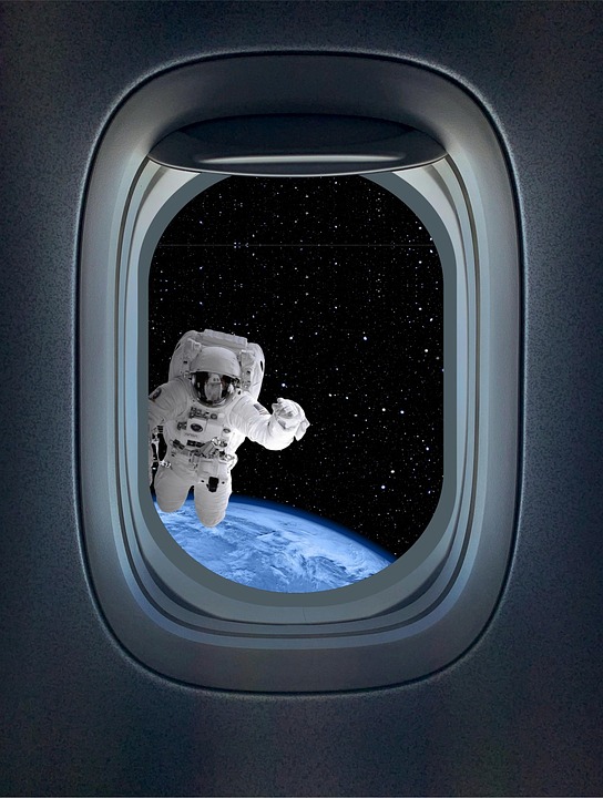 Download Astronaut, Window, Spacecraft. Royalty-Free Stock Illustration ...