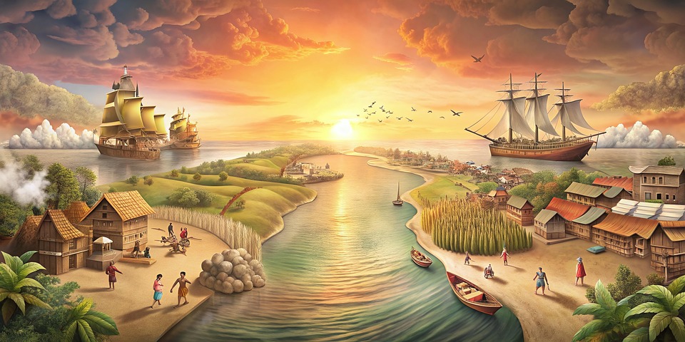 Download World Columbus Day, Sail, Voyage Of Discovery. Royalty-Free ...
