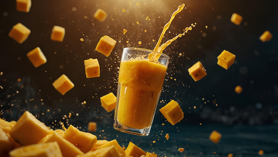 Download Ai Generated, Mango, Juice. Royalty-Free Stock Illustration ...