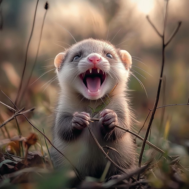 Download Ferret, Laughing, Baby. Royalty-Free Stock Illustration Image ...