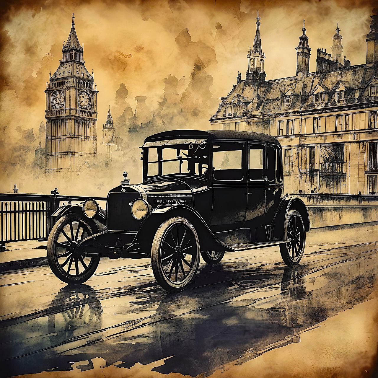 Download Ai Generated, Taxi, Cab. Royalty-Free Stock Illustration Image ...