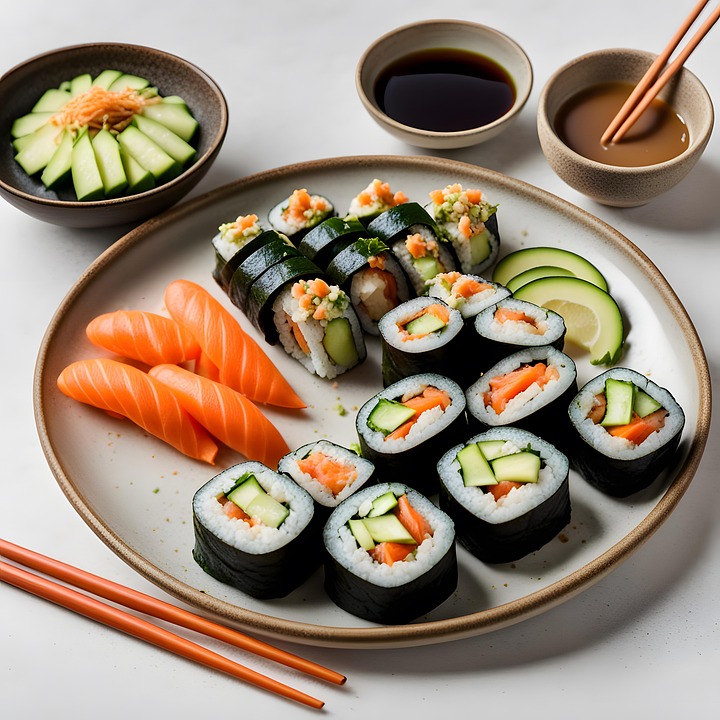 Download Shushi, Food, Buffet. Royalty-Free Stock Illustration Image ...