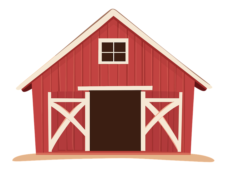 Cartoon Farm Barn