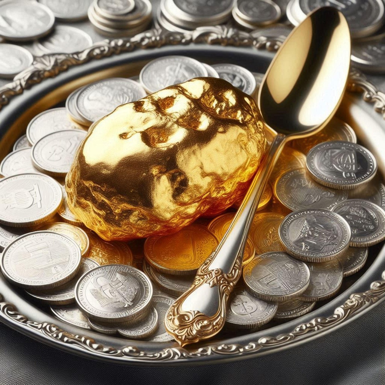 Geld Gold Silber - Kostenloses Bild auf Pixabay