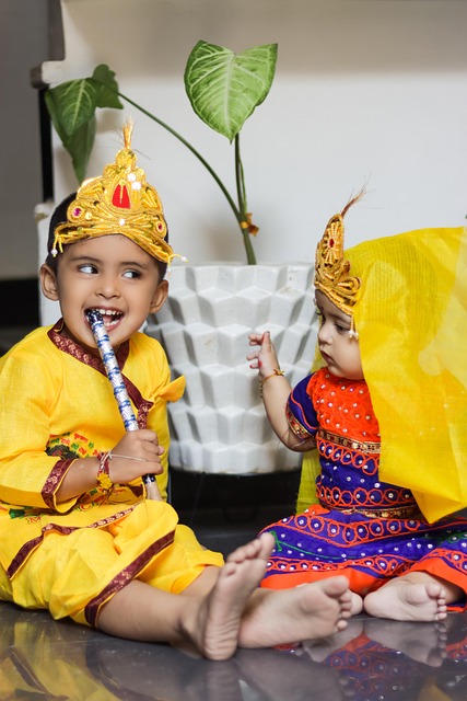 Enfants Costume Krishna - Photo gratuite sur Pixabay
