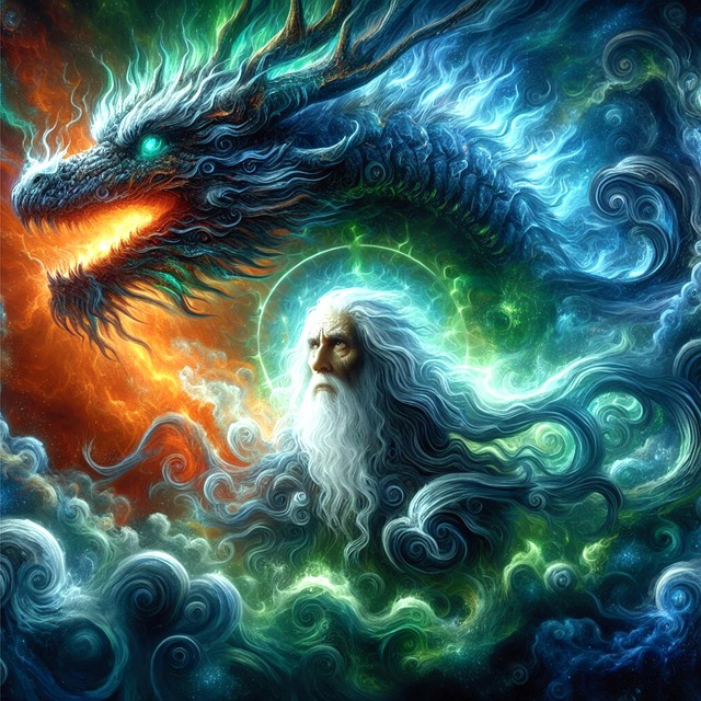 Download Dragon, Wizard, Fire. Royalty-Free Stock Illustration Image ...