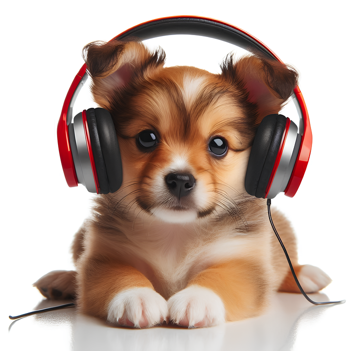 Download Dog, Headphones, Puppy. Royalty-Free Stock Illustration Image ...