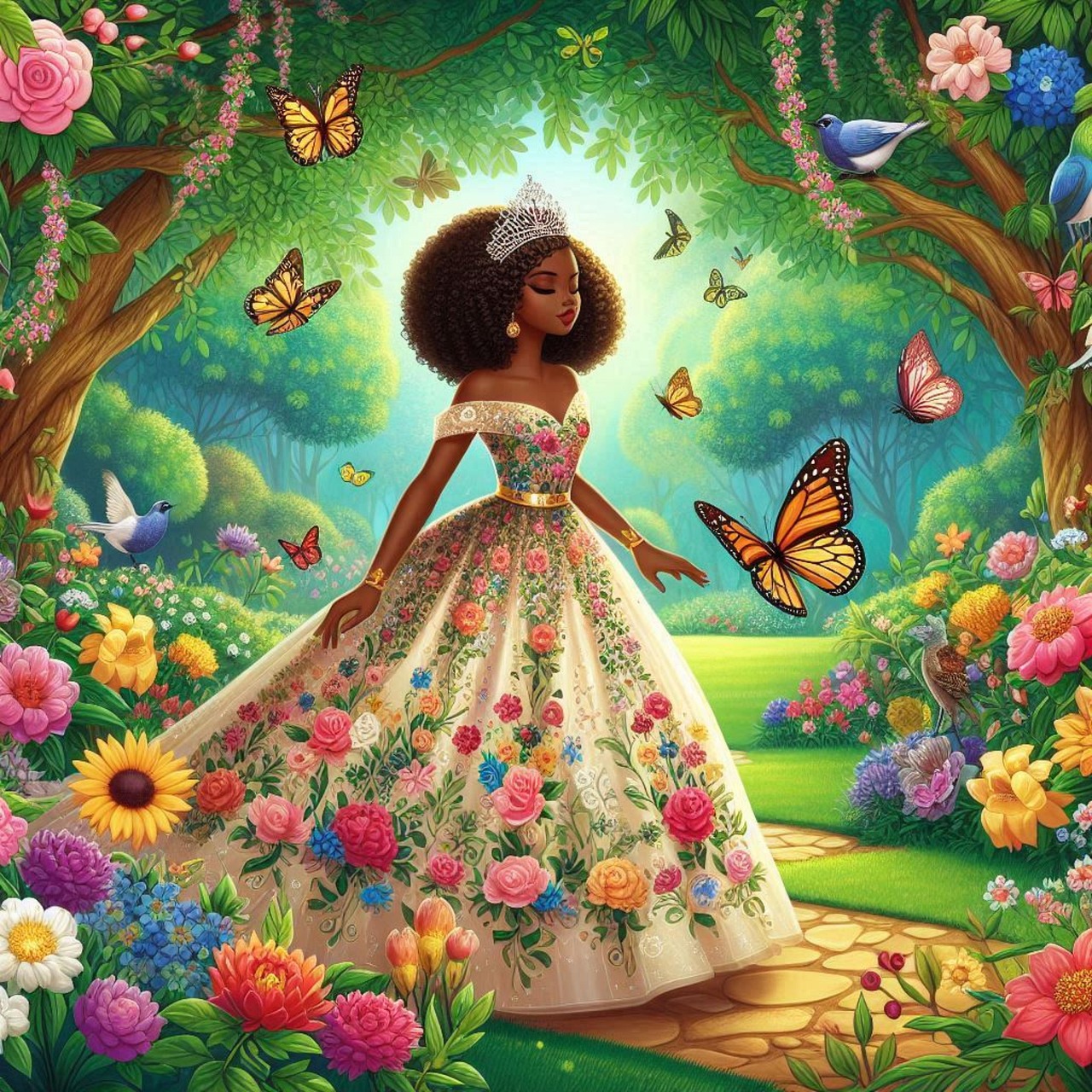 Princesa Africana Bosque Encantado - Imagen gratis en Pixabay - Pixabay