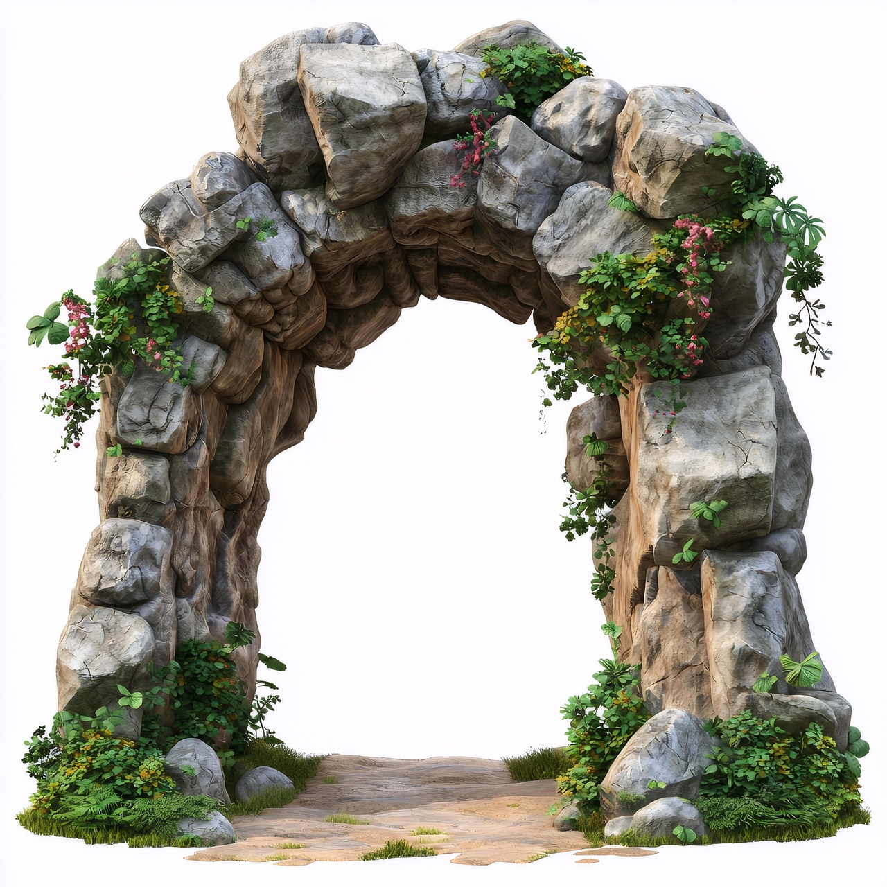 Download Ai Generated, Rock Arch, Arch. Royalty-Free Stock Illustration ...