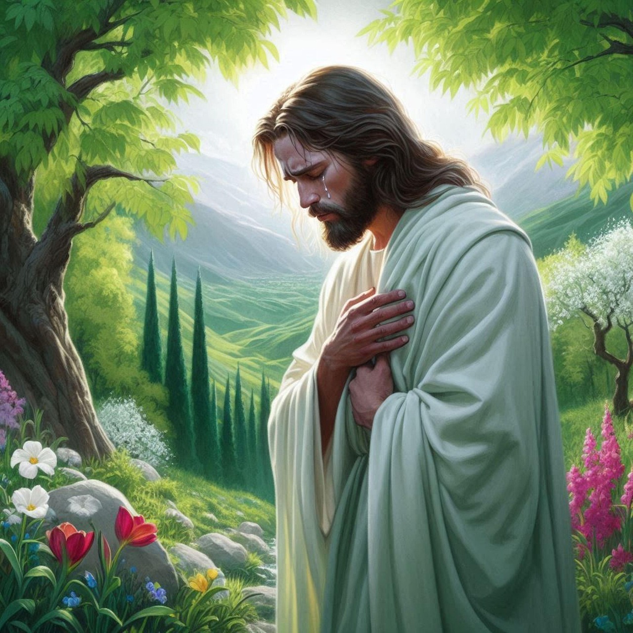Download Ai Generated, Jesus, Christ. Royalty-Free Stock Illustration ...
