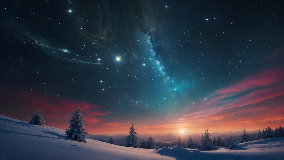 Download Space, Winter, Galaxy. Royalty-Free Stock Illustration Image ...