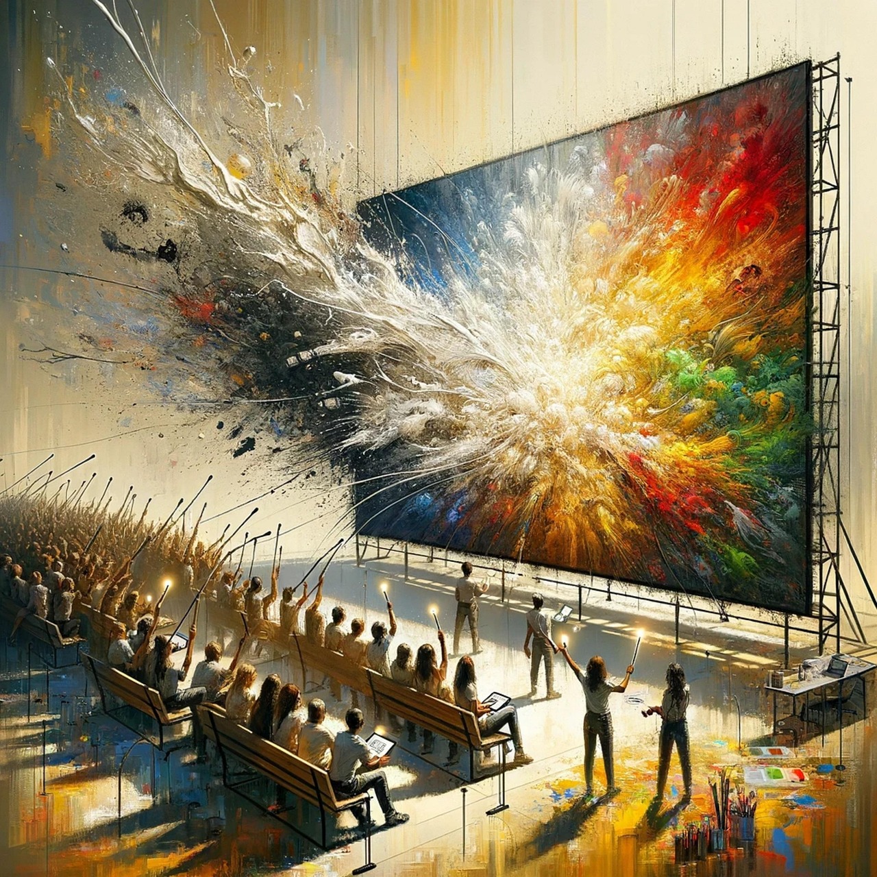 Download Ai Generated, Explosion, Art. Royalty-Free Stock Illustration ...