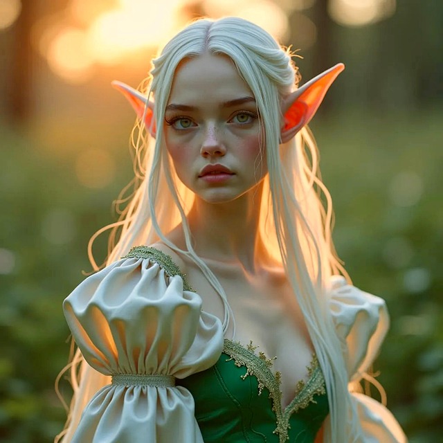 Download Ai Generated Elf Girl Royalty Free Stock Illustration Image