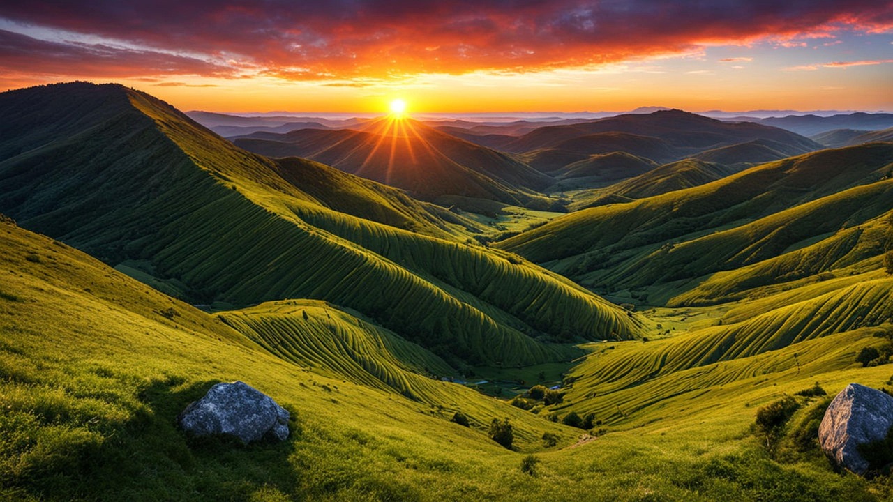 Download Landscape, Nature, Sun. Royalty-Free Stock Illustration Image ...