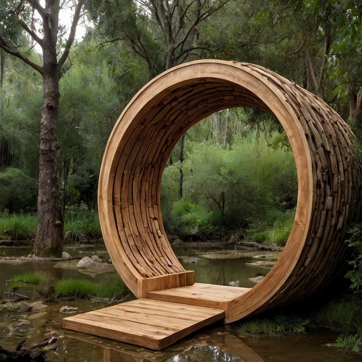 Download Structure, Wood, Circular. Royalty-Free Stock Illustration ...