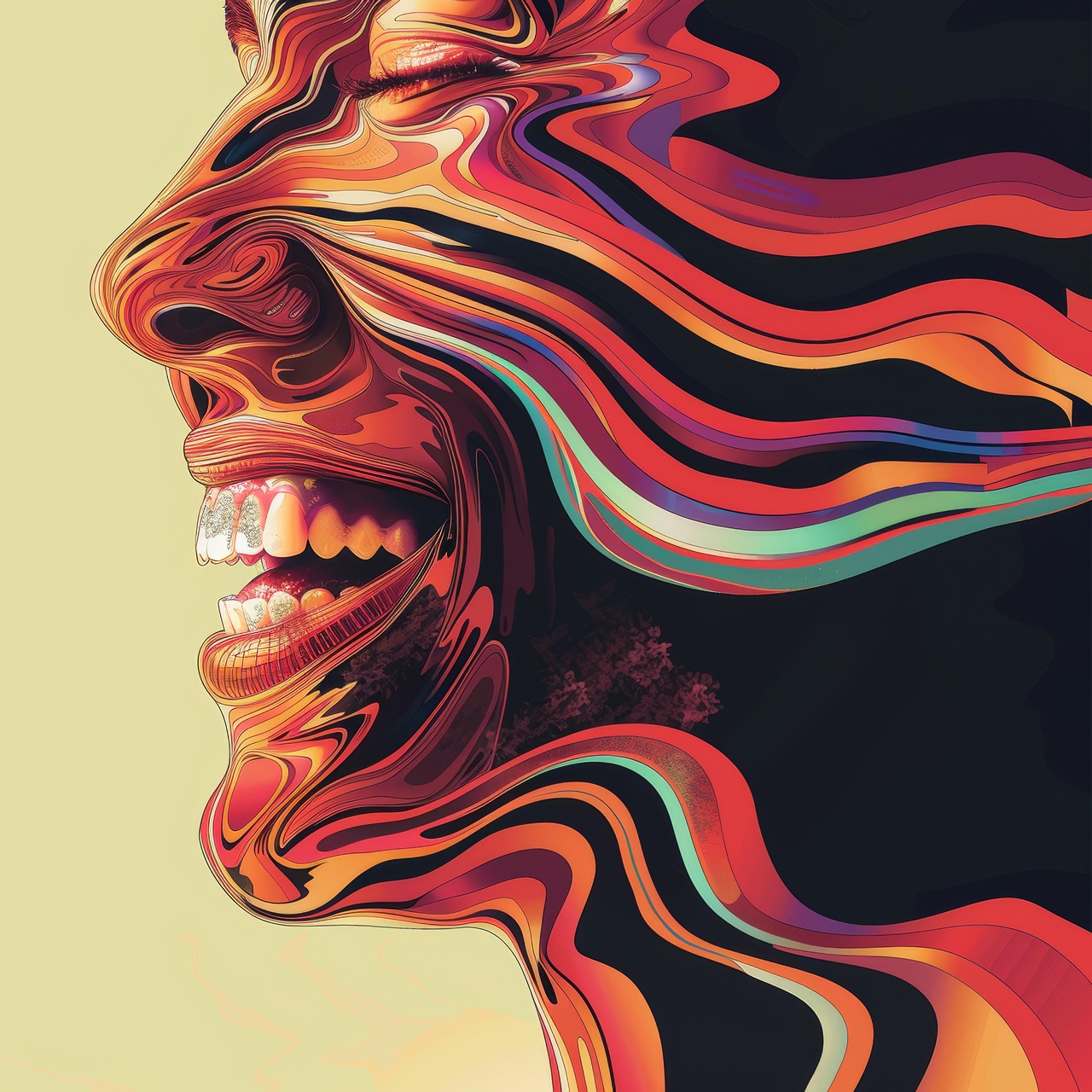 Download Ai Generated, Joy, Fluid. Royalty-Free Stock Illustration ...