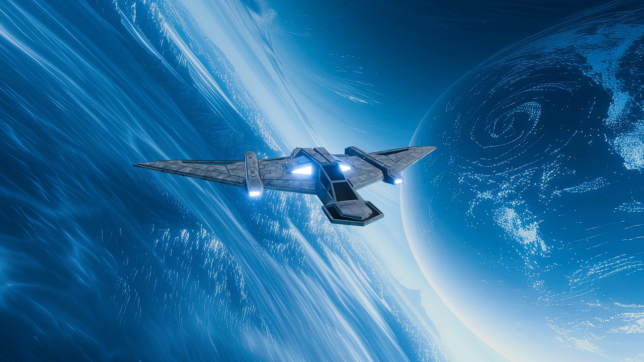 Download Spaceship, Space, Universe. Royalty-Free Stock Illustration ...