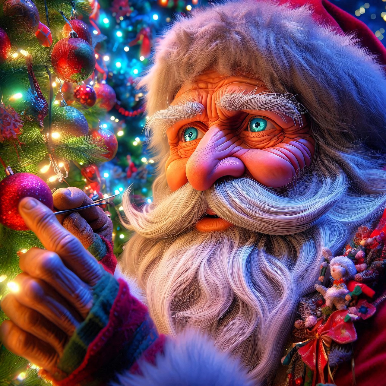 Download Ai Generated, Santa Claus, Christmas. Royalty-Free Stock ...