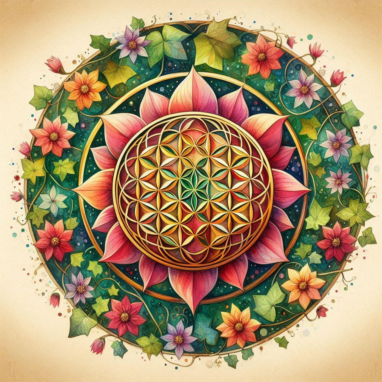 Download Flower Of Life, Flowers, Nature. Royalty-Free Stock ...