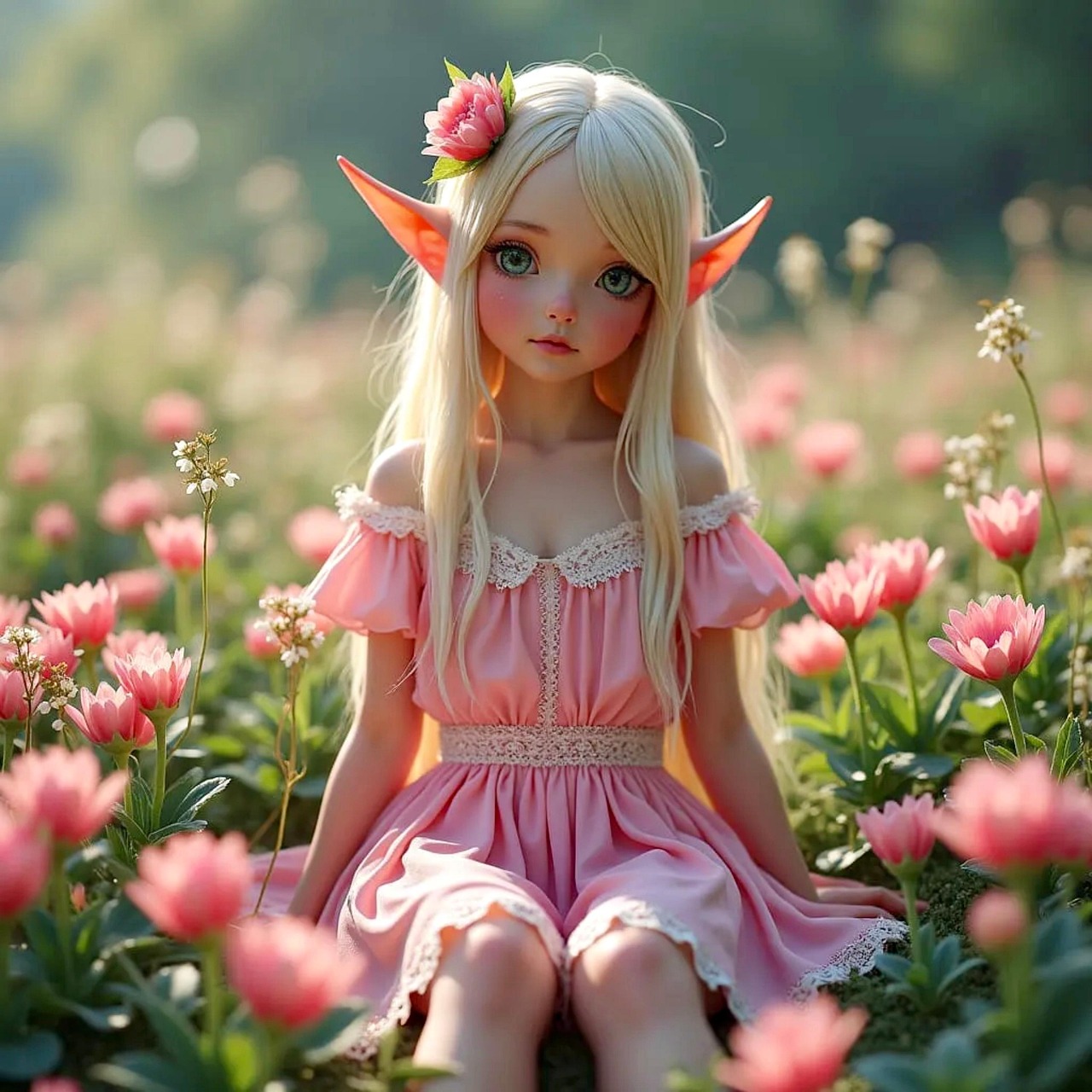 Download Ai Generated, Girl, Elf. Royalty-Free Stock Illustration Image ...