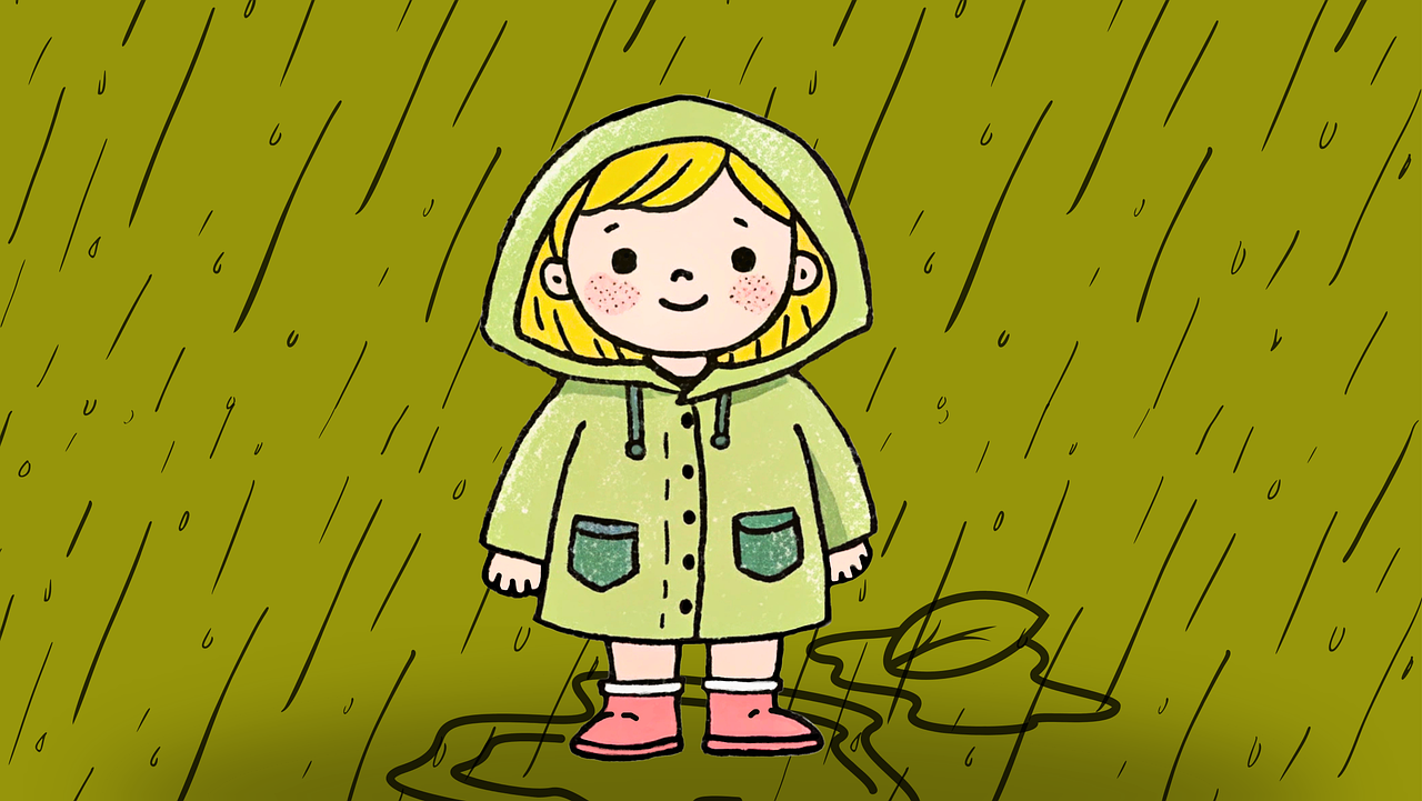 Download Girl Rain Shower Royalty Free Stock Illustration Image Pixabay
