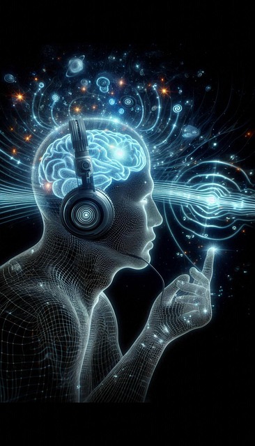 Download Ai Generated, Listening, Music. Royalty-Free Stock ...