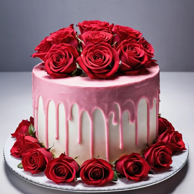 Red Roses Cake - Free photo on Pixabay
