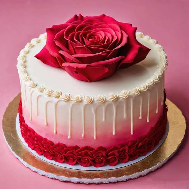 Red Rose Cake - Free photo on Pixabay