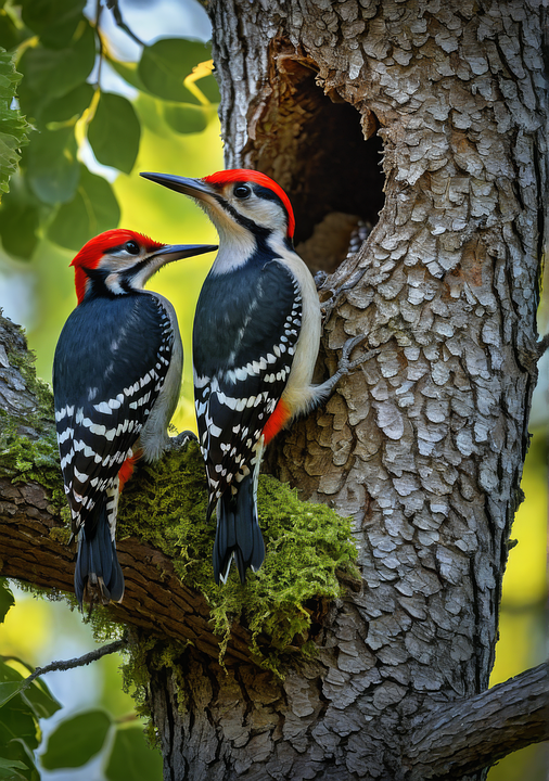 Download Ai Generated, Woodpecker, Birds. Royalty-Free Stock ...