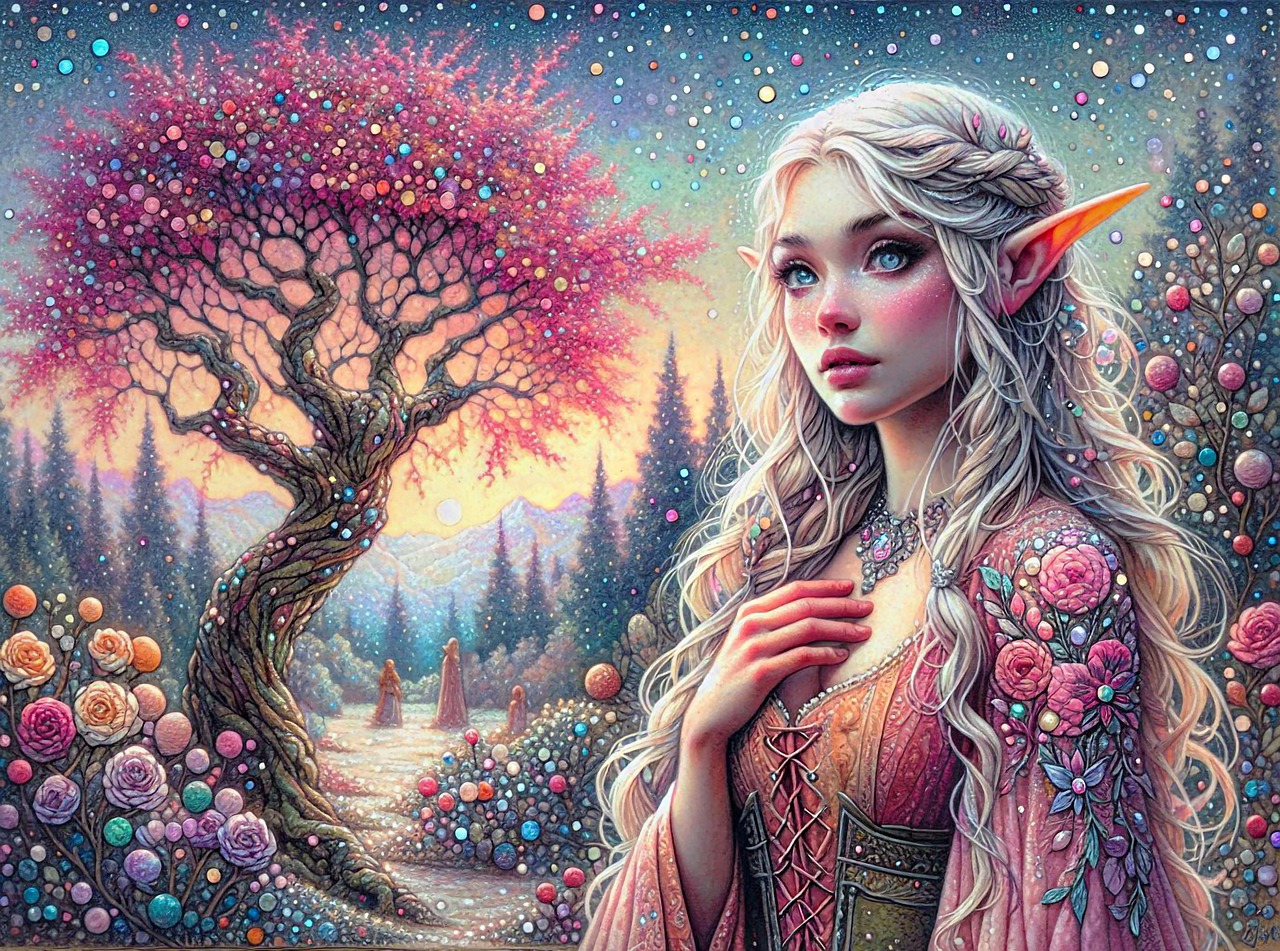 Download Ai Generated, Elf Woman, Elf. Royalty-Free Stock Illustration ...