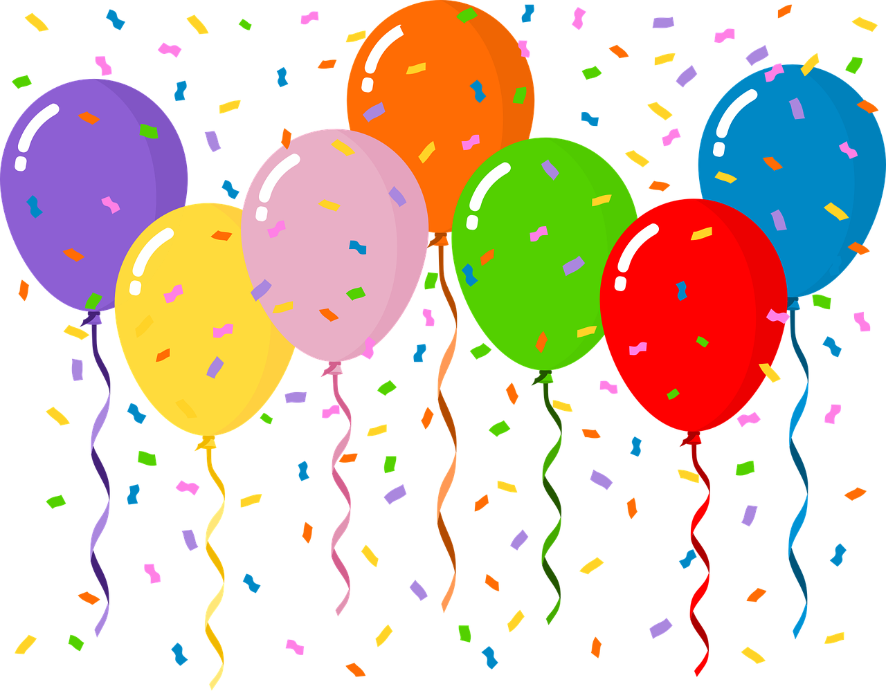 Download Balloons, Confetti, Festival. Royalty-Free Vector Graphic - Pixabay