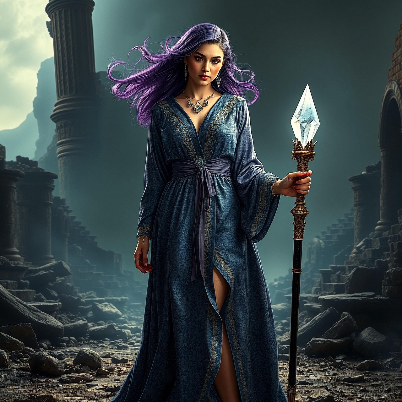 Download Magician, Sorceress, Beauty. Royalty-Free Stock Illustration ...