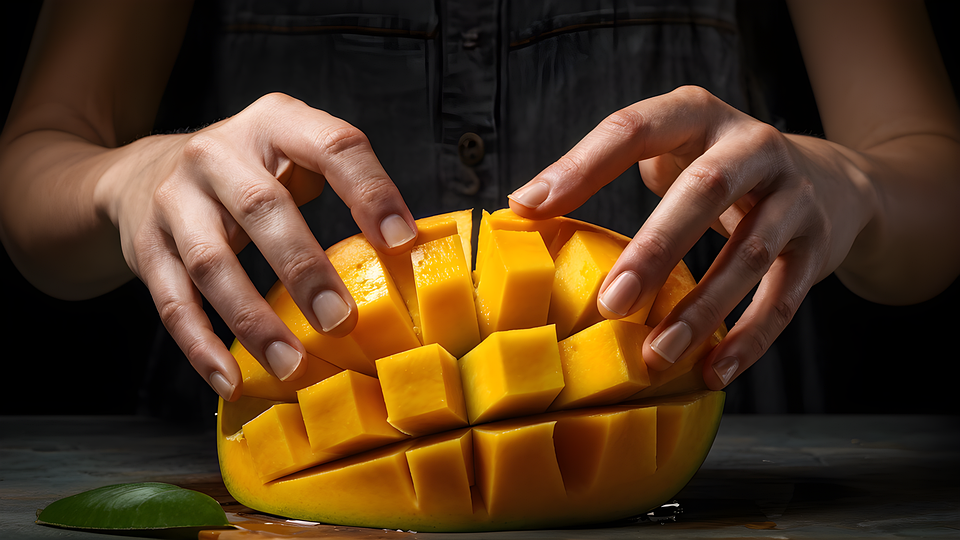 Hermosas Manos Pelar Mango - Imagen gratis en Pixabay
