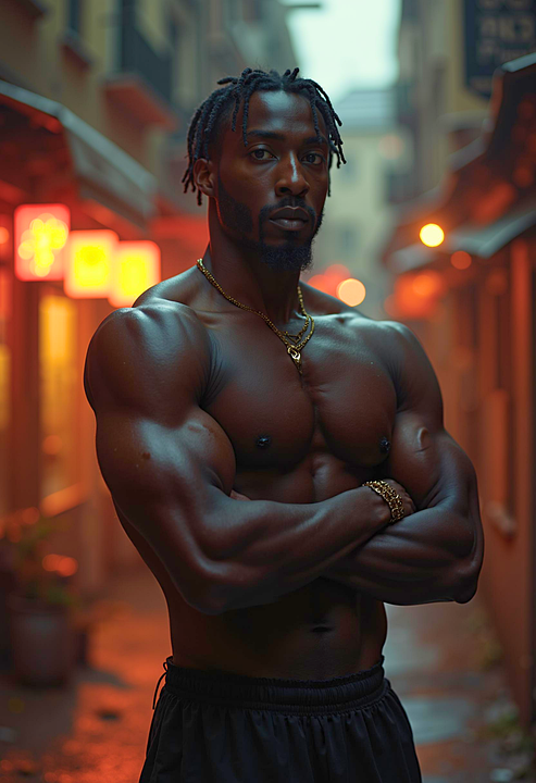 Download Ai Generated, Muscular, Man. Royalty-Free Stock Illustration ...